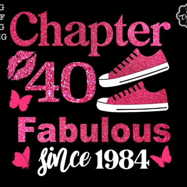 40th Chapter Birthday Card - Etsy