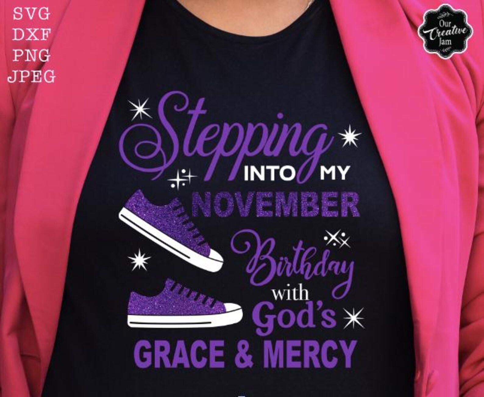 Stepping Into My Birthday Svg, November Queen Svg, November Birthday ...
