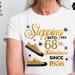 Stepping Into My 68th Birthday Fabulous Since 1956 Svg, 68 Birthday Svg ...