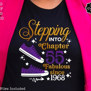 Chapter 55 Fabulous Since 1968 Svg, 55 and Fabulous Svg, 55 and Fab Svg ...