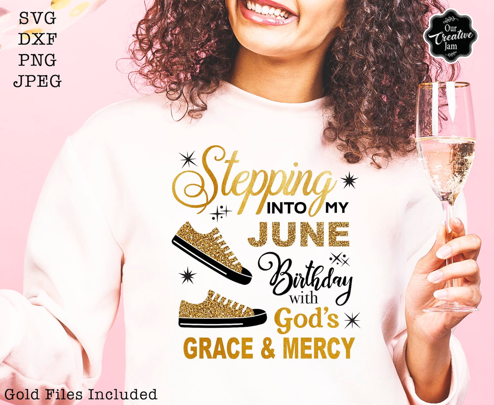 Stepping Into My June Birthday Svg, June Queen Svg, June Birthday Svg ...