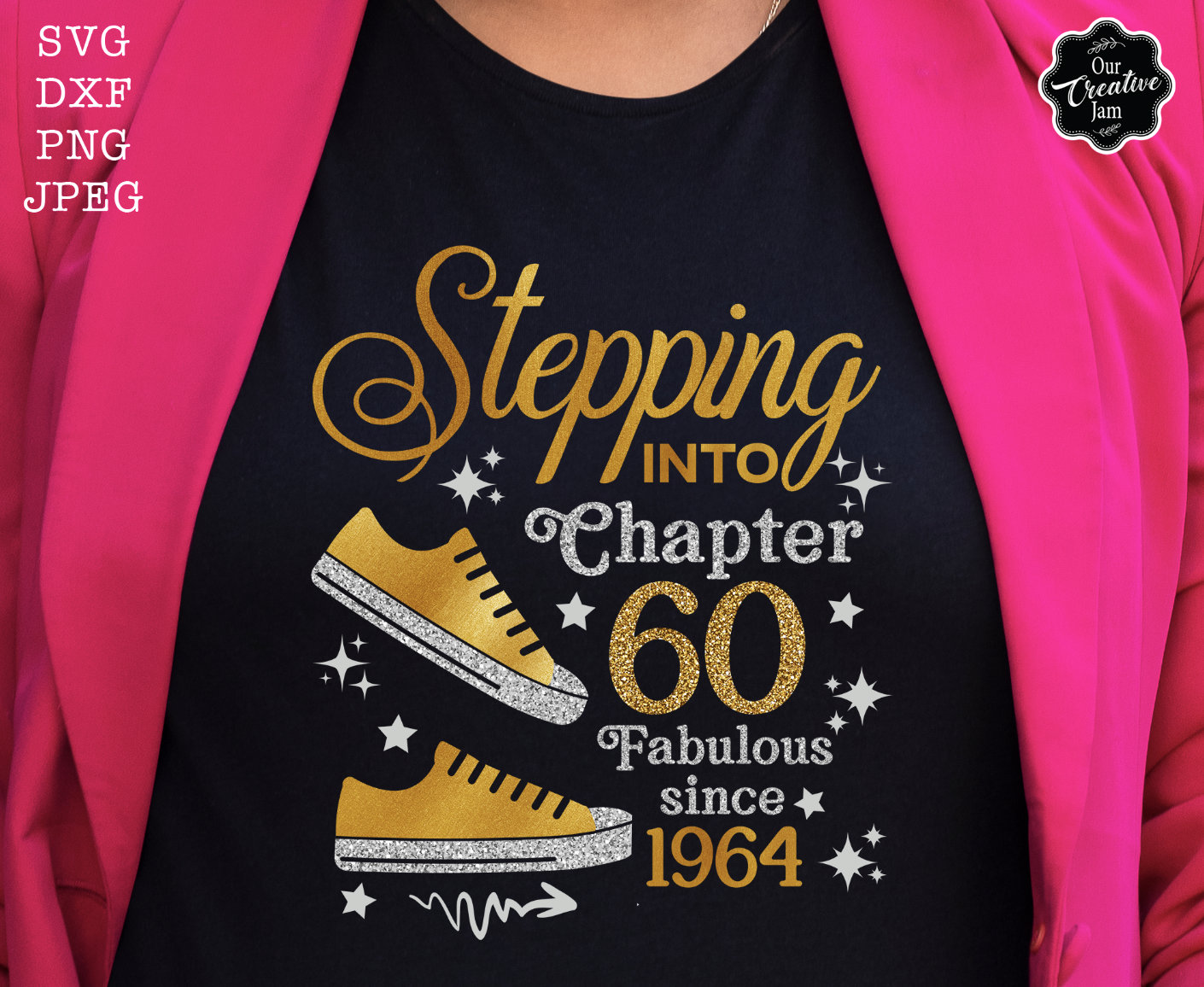 Stepping Into Chapter 60 Fabulous Since 1964 Svg, 60th Birthday Svg ...