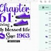 Stepping Into Chapter 61 Living My Best Life Since 1963 Svg, 61st ...