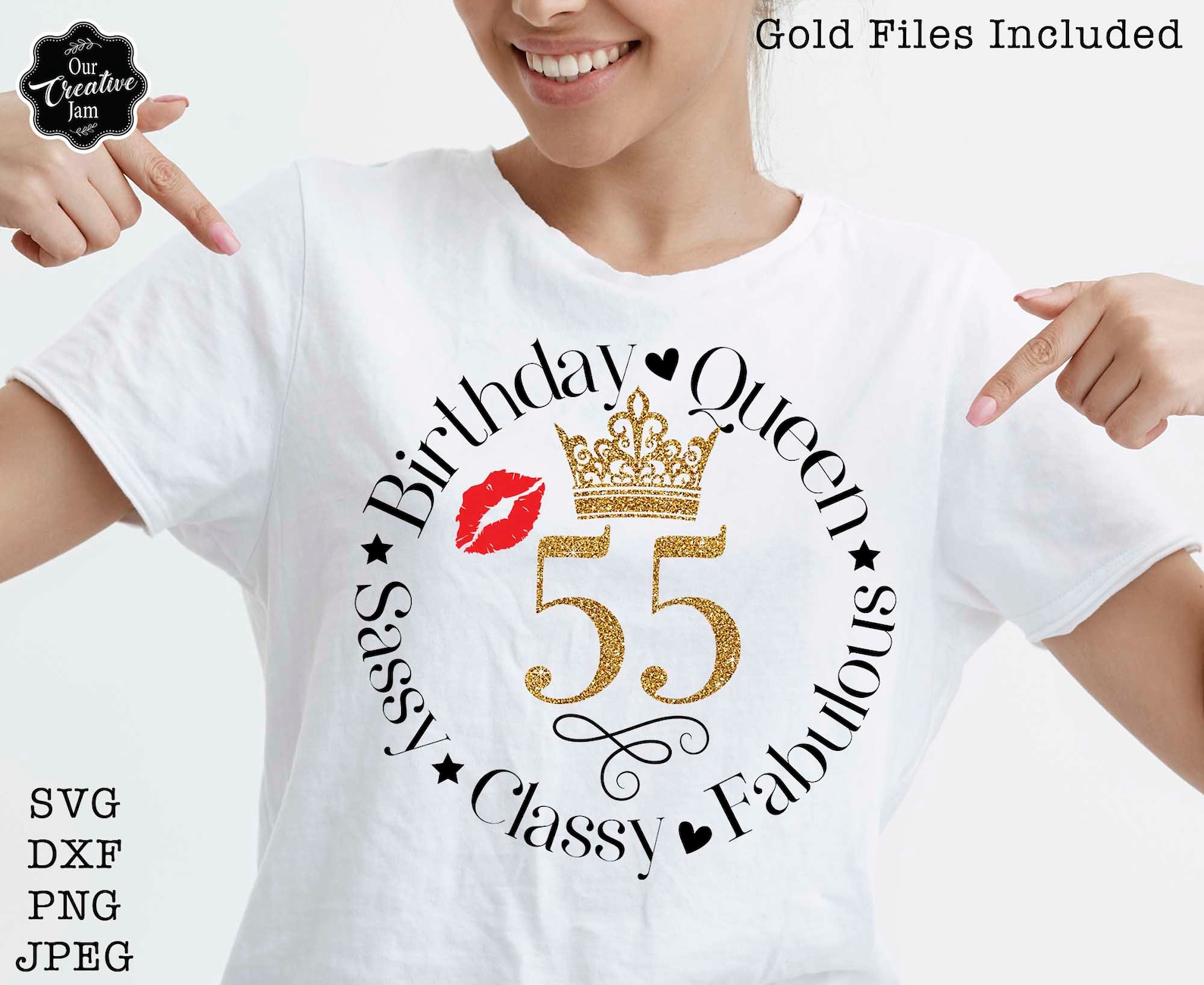 55 and Fabulous Svg, 55 and Fab Svg, 55th Birthday Svg for Women, 55th ...