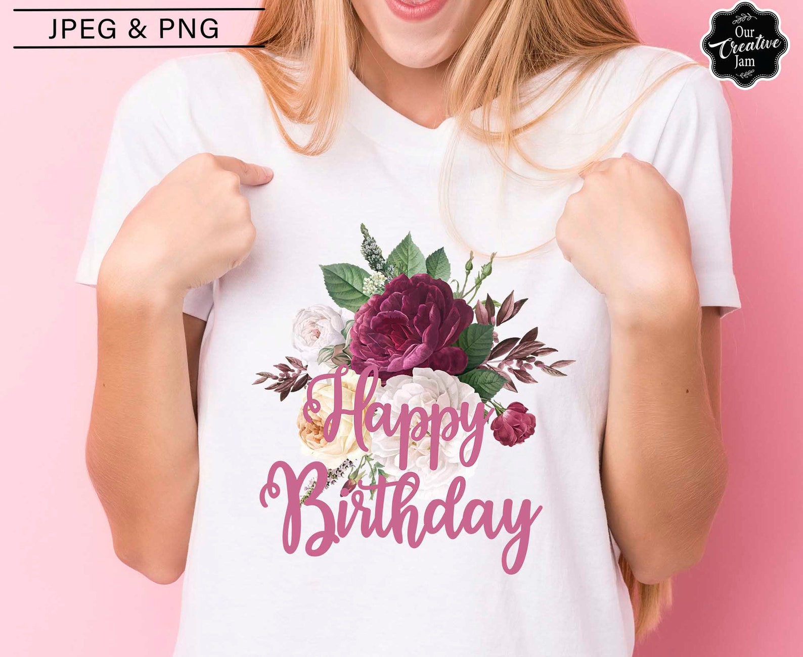Happy Birthday Sublimation Designs Downloads, Happy Birthday Png ...