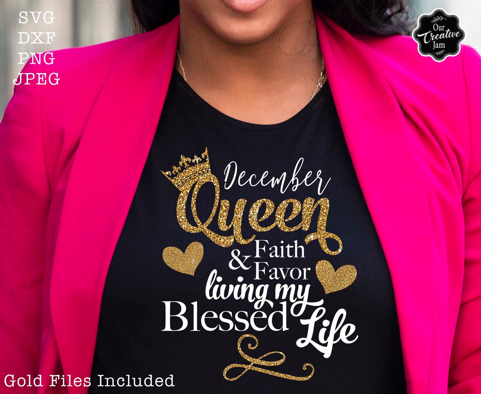 December Queen Svg, December Birthday Queen SVG, December Birthday SVG ...