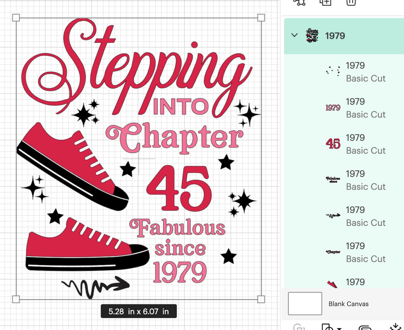 Stepping Into Chapter 45 Fabulous Since 1979 Svg, 50th Birthday Svg ...