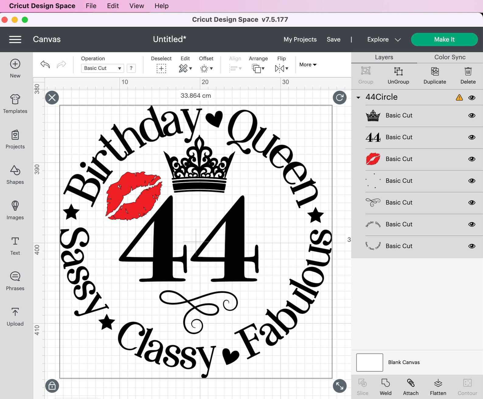44 Sassy Classy Fabulous Svg 44th Birthday Svg 44th Birthday - Etsy