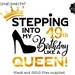 Stepping Into My 49th Like a Queen SVG49 and Fabulous | Etsy
