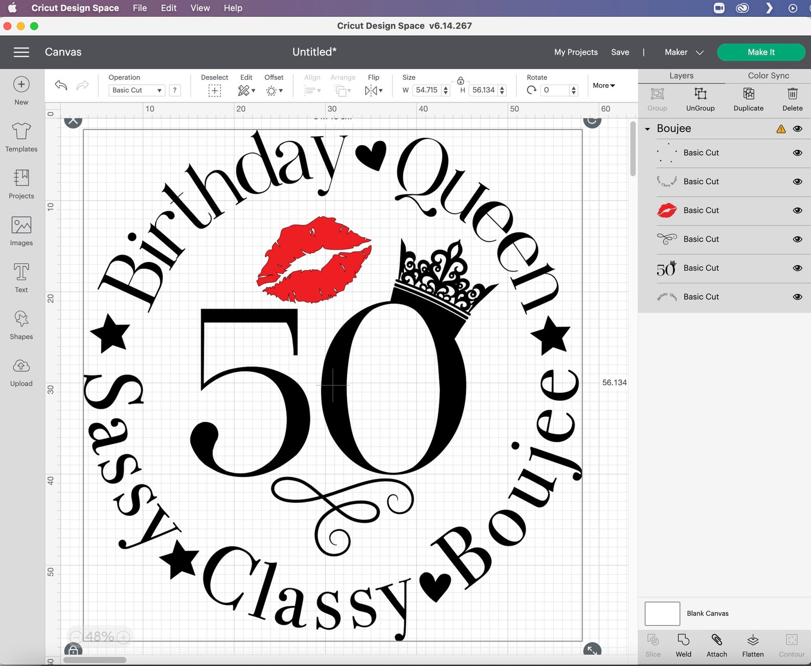 50th Svg, 50 and Fab Svg, 50th Birthday Svg for Women, 50th Birthday ...