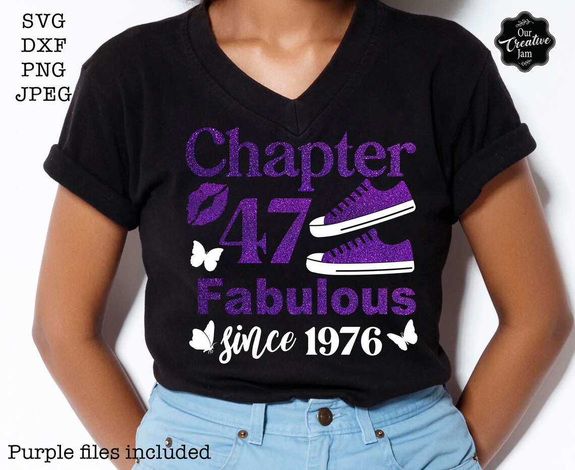 Chapter 47 Fabulous Since 1976 Svg, 47h Birthday Svg, Chapter 47 Svg ...