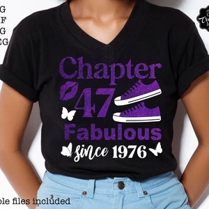 Chapter 47 Fabulous Since 1976 Svg, 47h Birthday Svg, Chapter 47 Svg ...