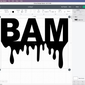 Bam Svg, Custom Listing Svg - Etsy