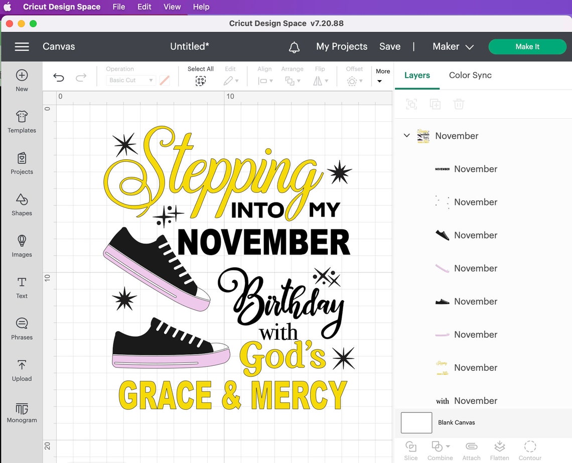 Stepping Into My Birthday Svg, November Queen Svg, November Birthday ...
