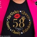 58 and Fabulous Svg 58and Fab Svg 58th Birthday Svg for - Etsy