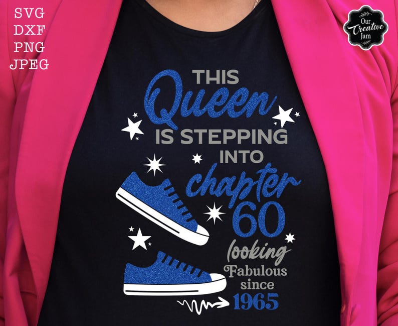 Stepping Into Chapter 60 Fabulous Since 1965 Svg, 60th Birthday Svg ...