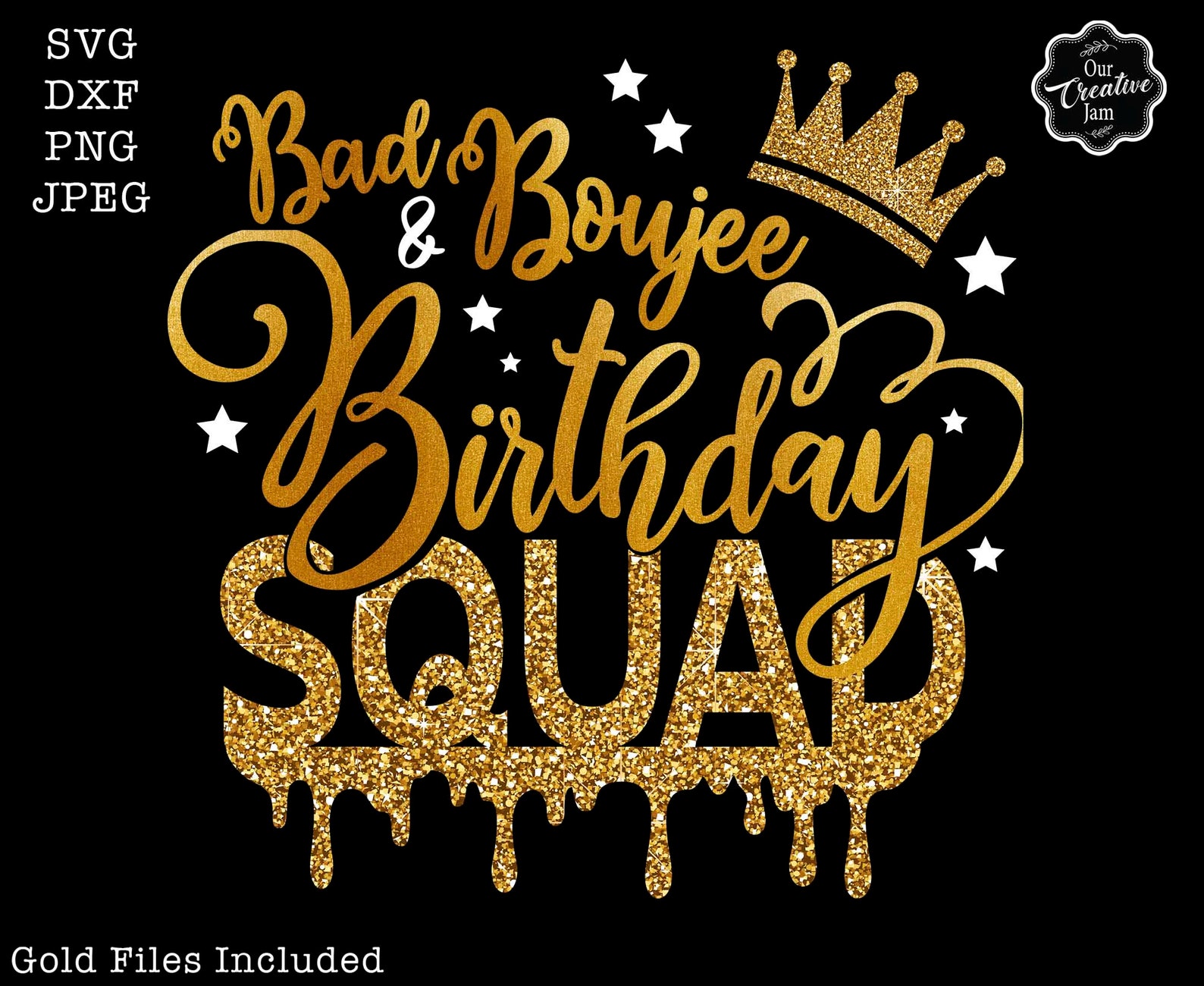 Bad and Boujee Svg Bad and Boujee Birthday Queen Svg Bad and - Etsy