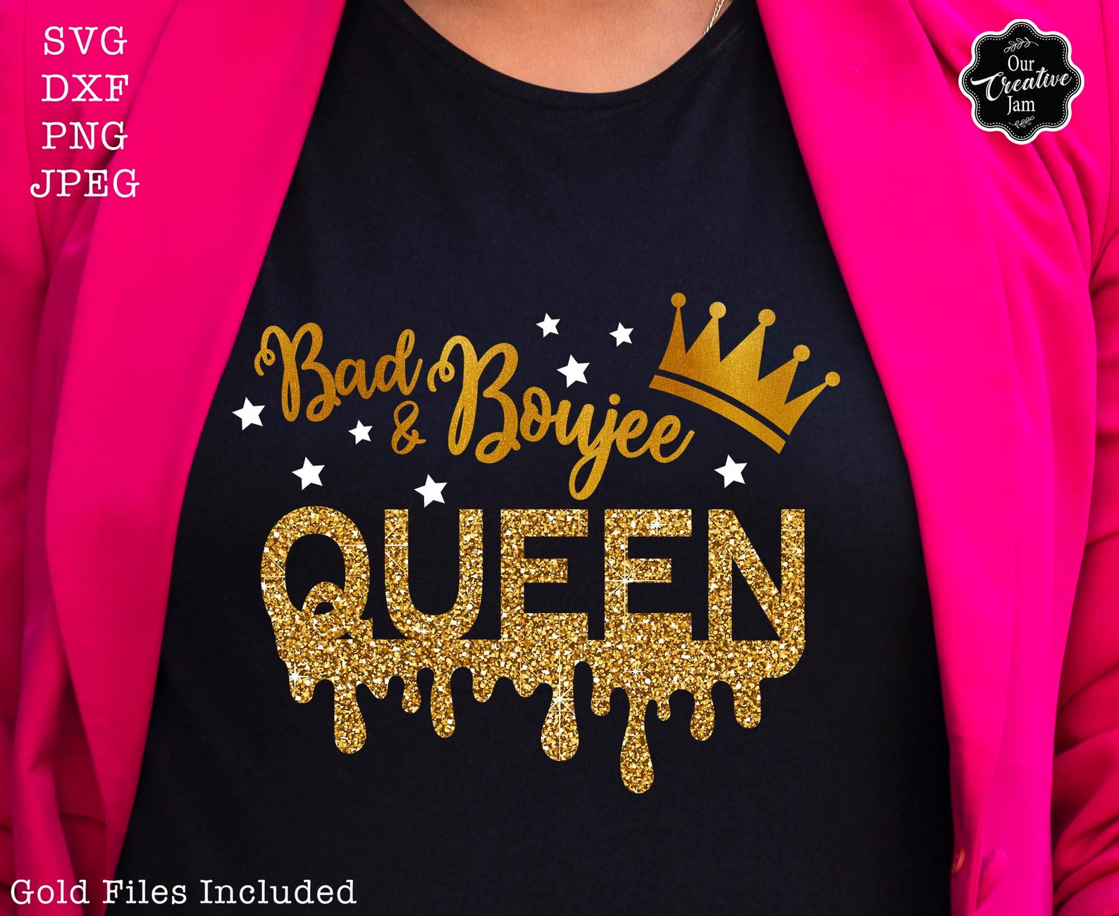 Bad and Boujee Svg, Bad and Boujee Birthday Queen Svg, Bad and Boujee ...