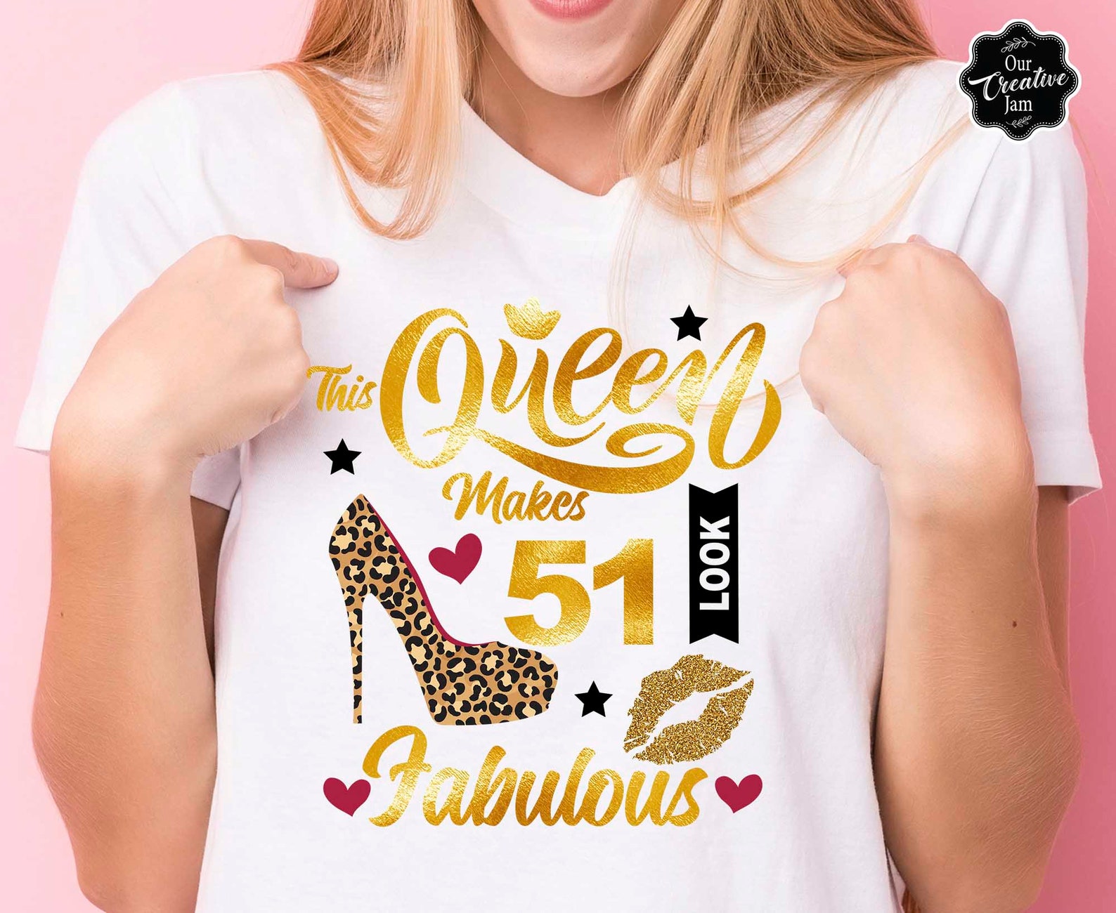 51 and Fabulous Svg 51 and Fab Svg 51st Birthday Svg for - Etsy