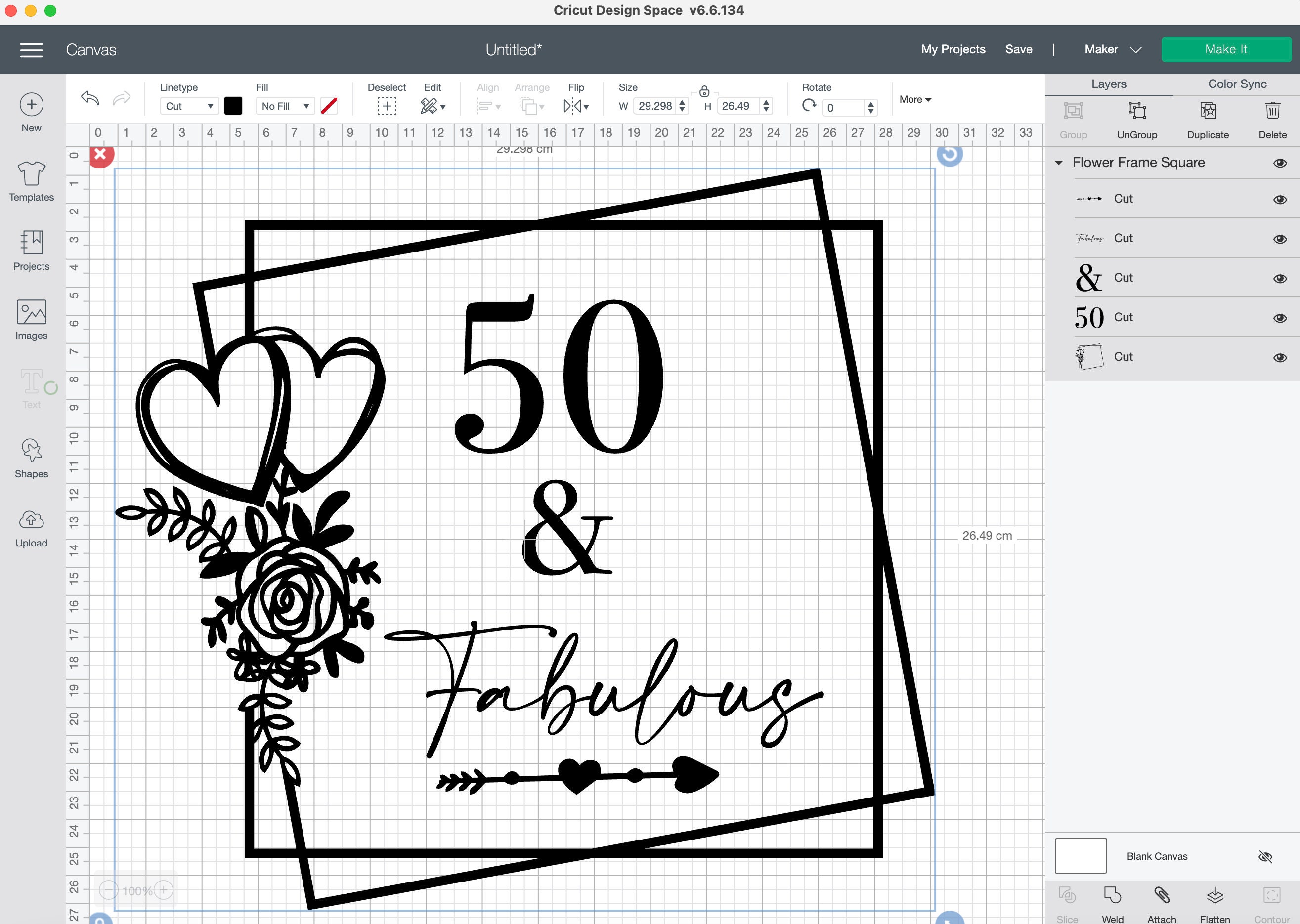 50 and Fabulous Svg 50 and Fab Svg 50th Birthday Svg for - Etsy