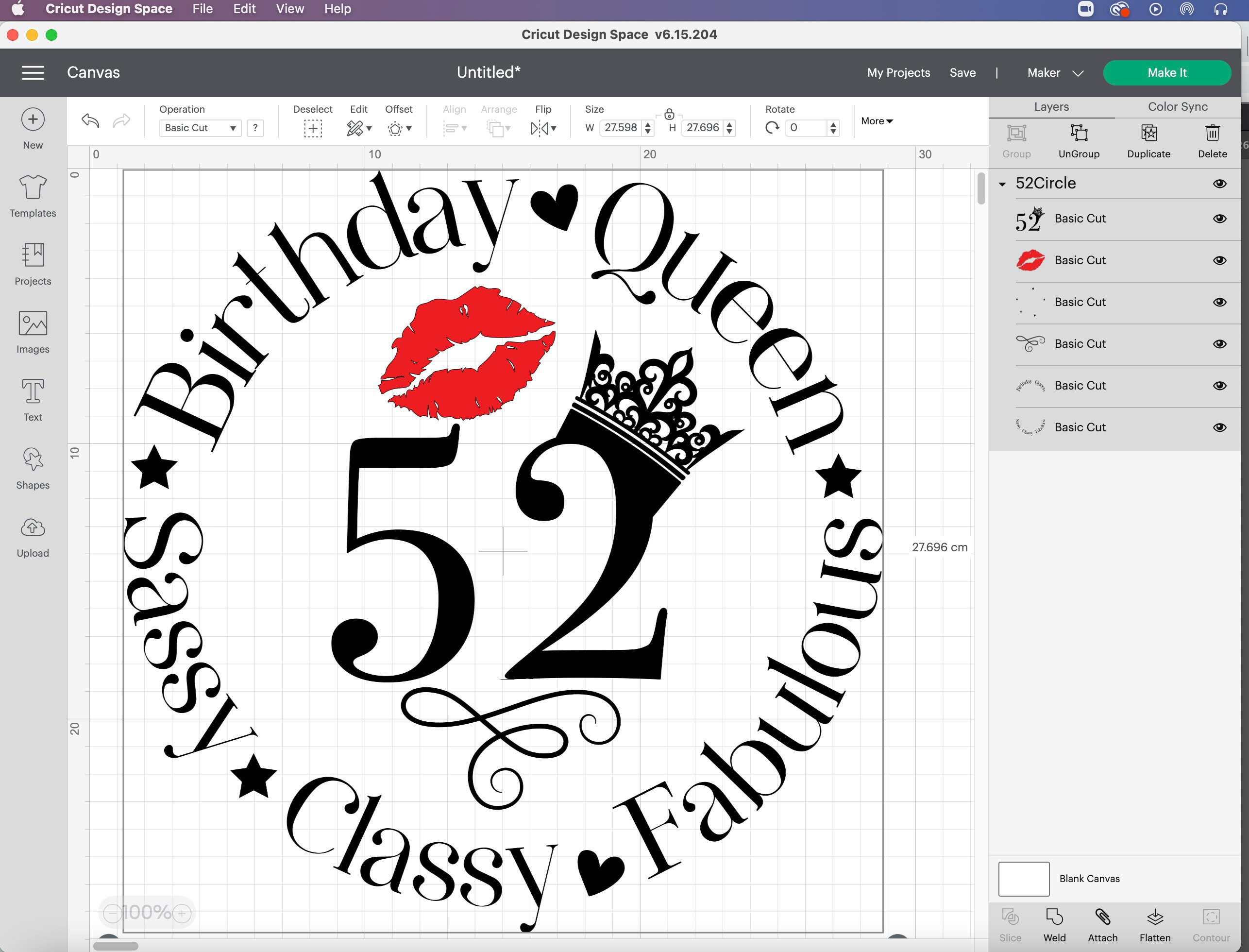 52nd Birthday Svg, 52nd Birthday Svg for Women, 52nd Svg, 52 and ...