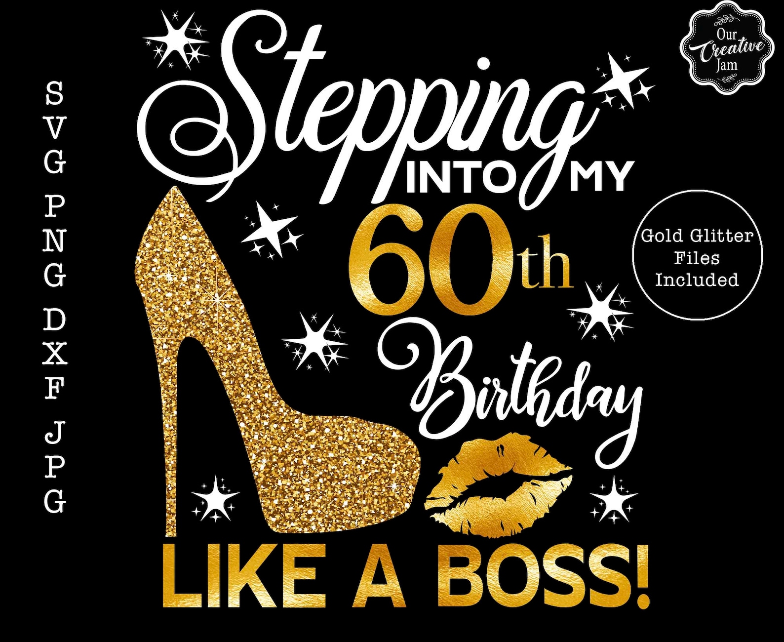 Stepping Into My 60th Like a Boss SVG 60th Birthday Svg 60 - Etsy