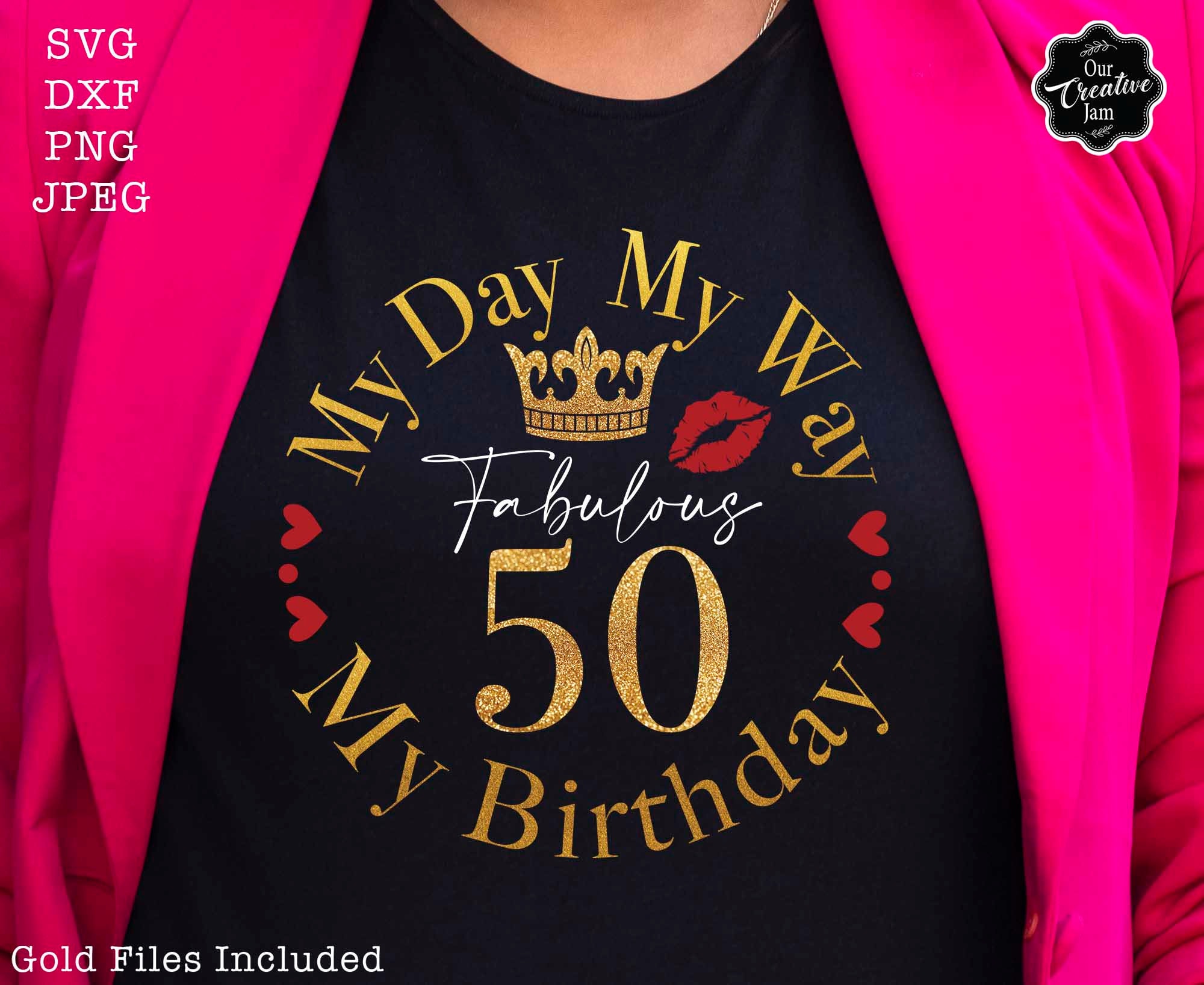 My Day My Way Svg My Day My Way My Birthday Svg 50th - Etsy