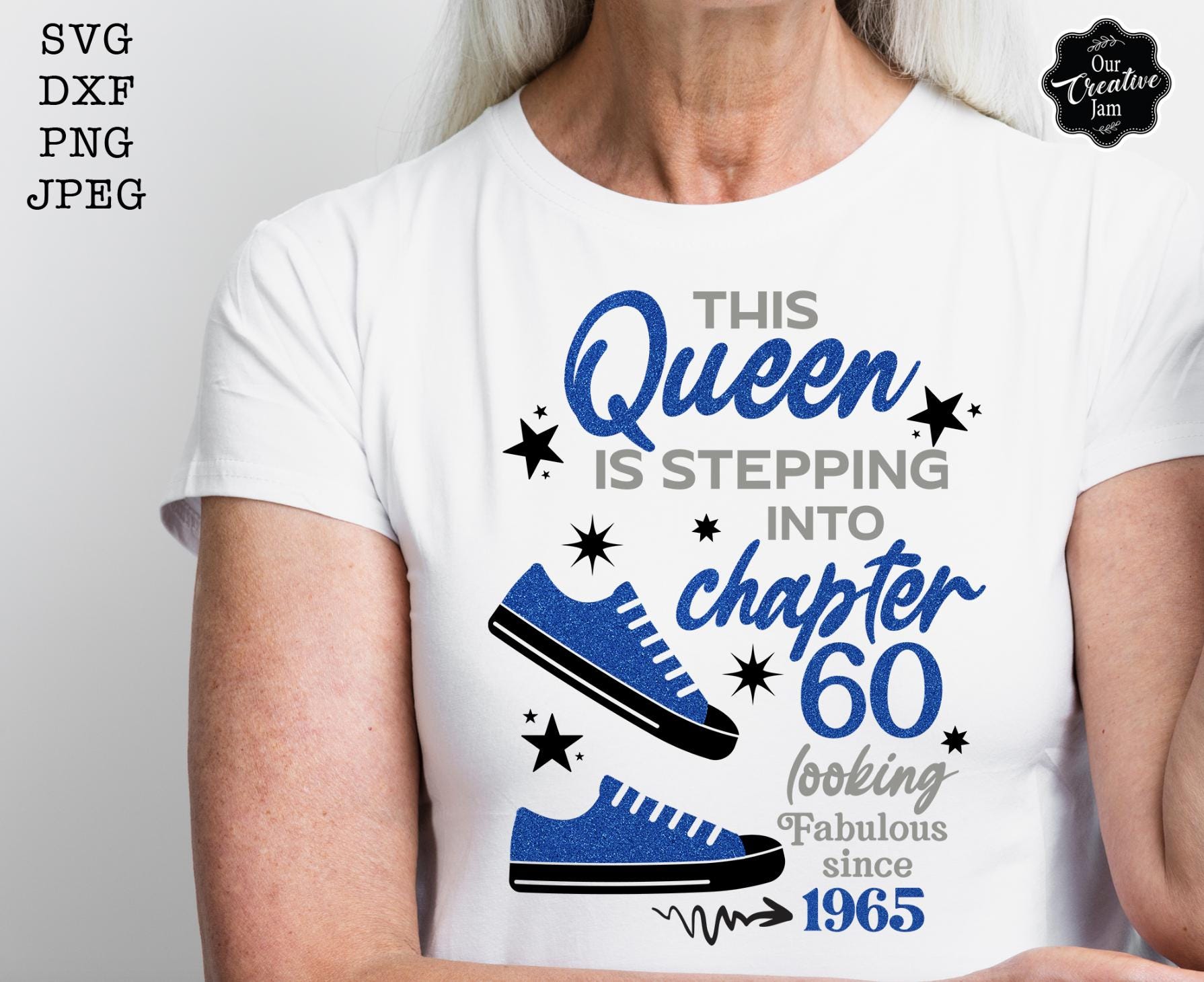 Stepping Into Chapter 60 Fabulous Since 1965 Svg, 60th Birthday Svg ...