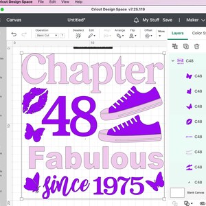 Chapter 48 Fabulous Since 1975 Svg, 49th Birthday Svg, Chapter 48 Svg ...