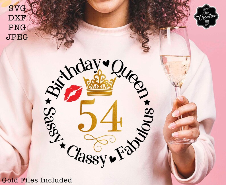 54th Birthday Svg 54 Birthday Svg 54th Birthday Shirt Svg - Etsy