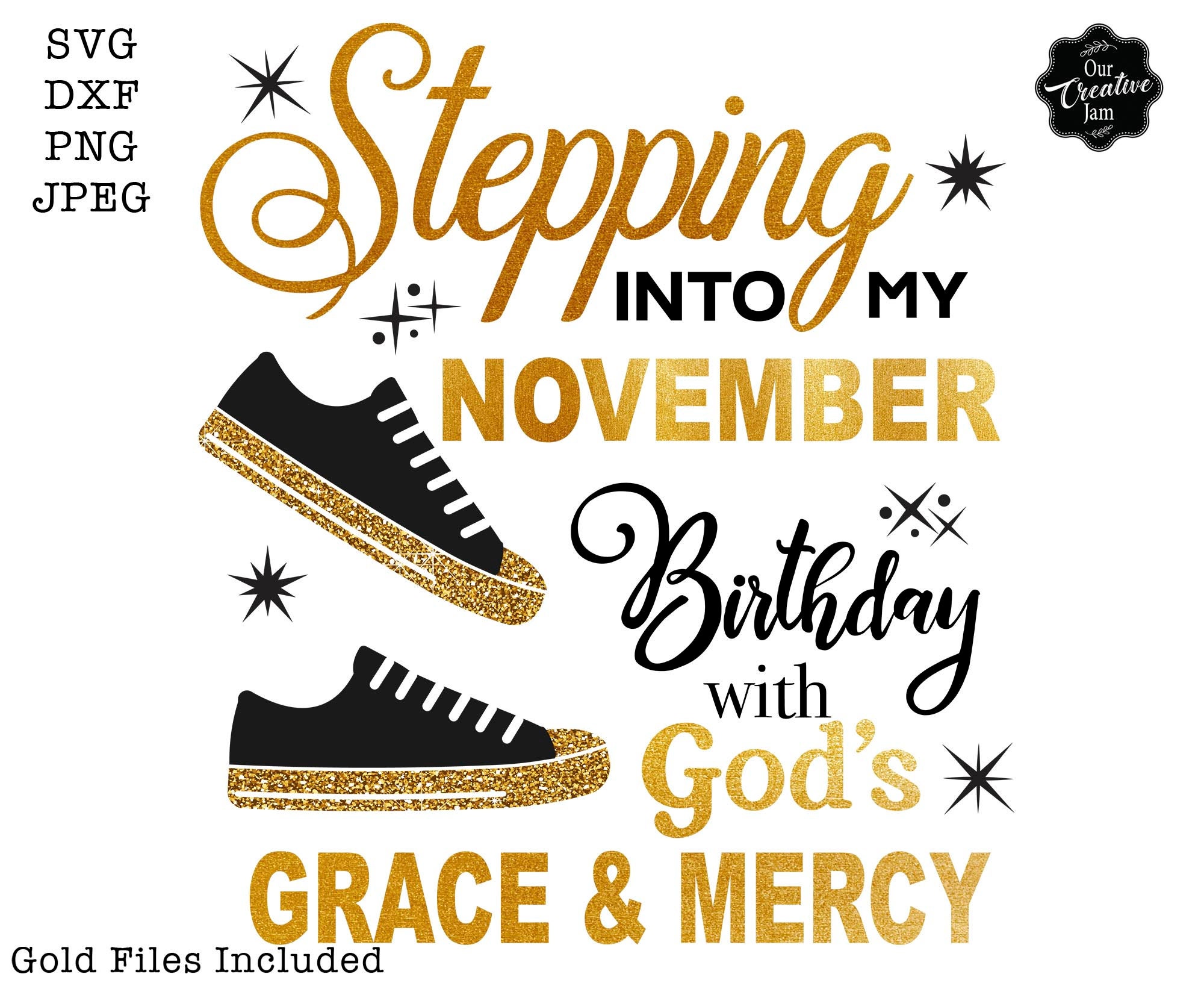 Stepping Into My Birthday Svg, November Queen Svg, November Birthday ...