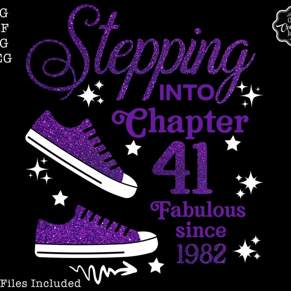 Chapter 41 Fabulous Since Svg - Etsy UK
