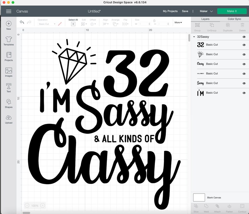 Im 32 Sassy and All Types of Classy Svg, 32nd Birthday Svg, 32 Svg ...