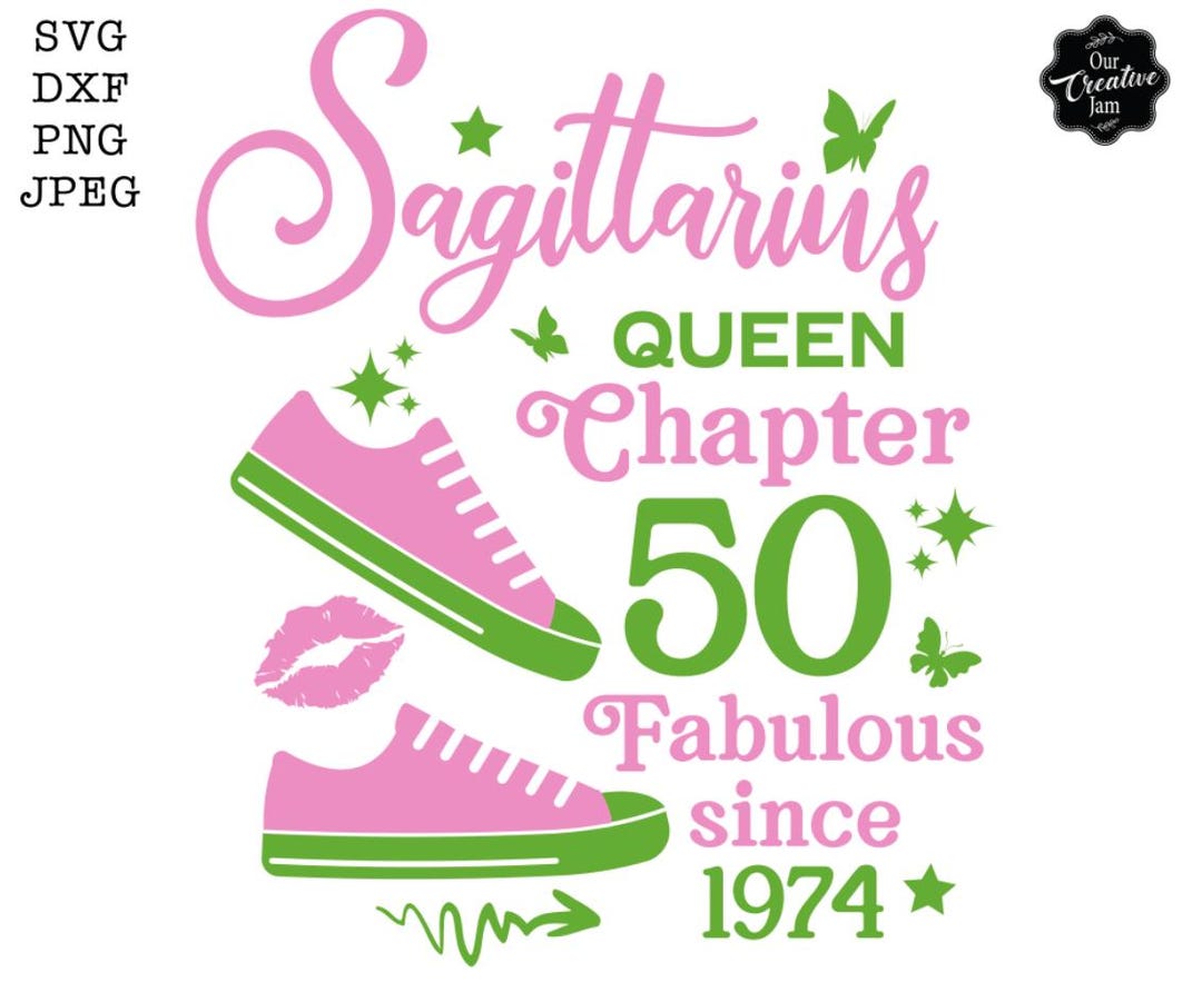 Sagittarius Queen Svg, Chapter 50 Fabulous Since 1973 Svg, 50th Birthday Svg, Chapter 50 Svg ...