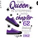 Stepping Into Chapter 62 Fabulous Since 1962svg, 62nd Birthday Svg ...