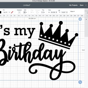 It's My Birthday Svg, Its My Birthday Crown Svg, Its My Birthday Girl ...