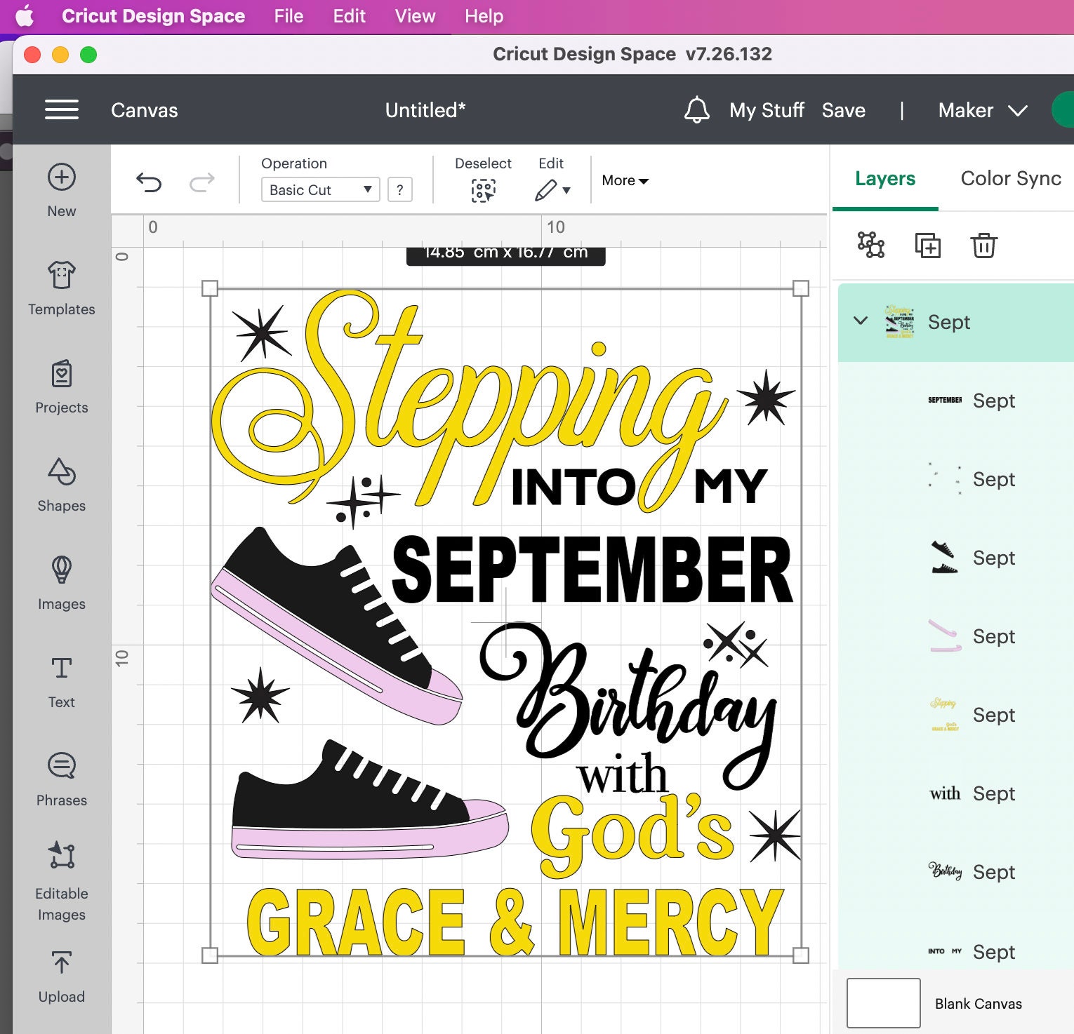 Stepping Into My September Birthday Svg,september Birthday Svg ...
