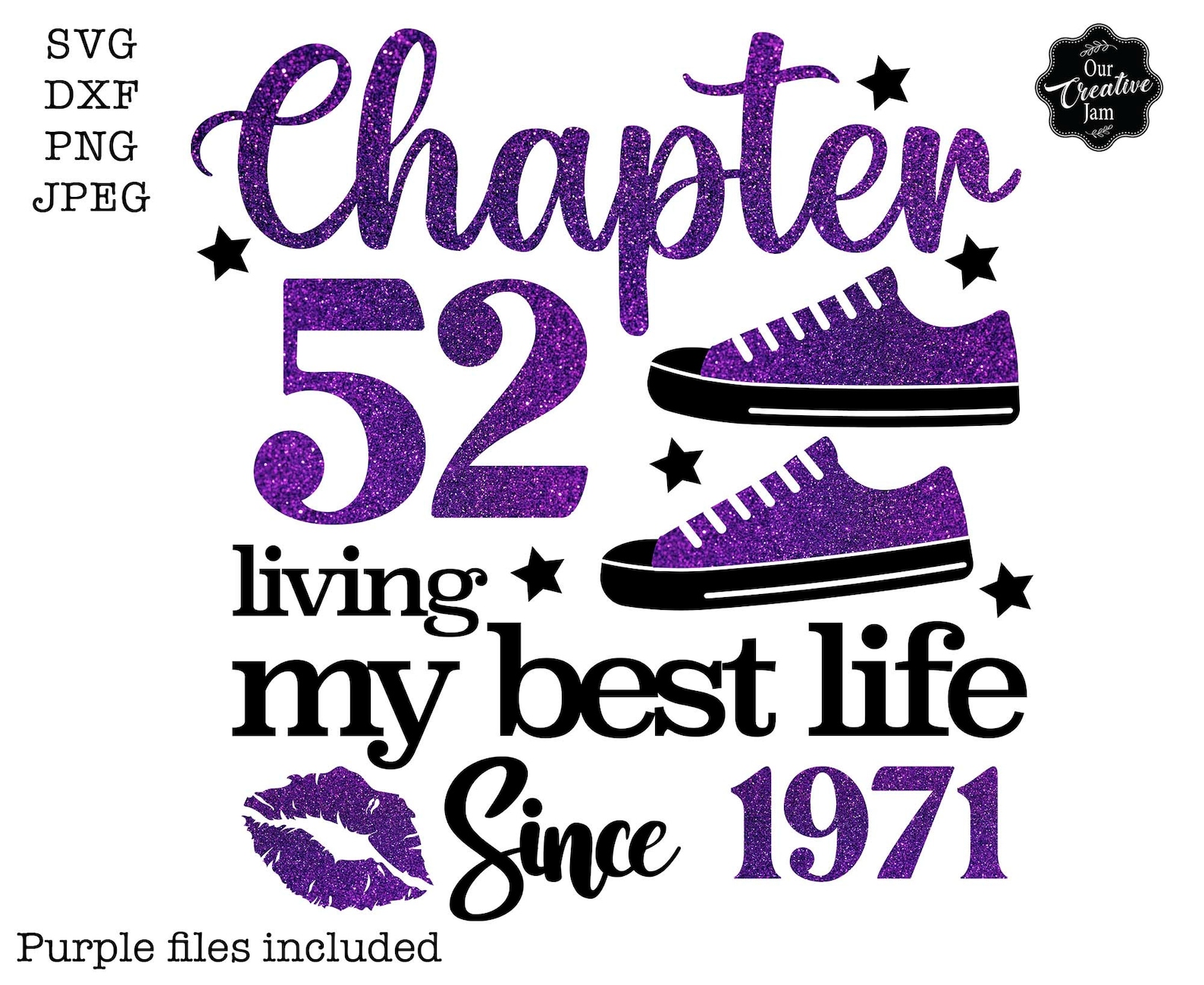 Chapter 52 SVG, 52nd Birthday Svg, 52 Birthday SVG, 52 SVG, Born in ...