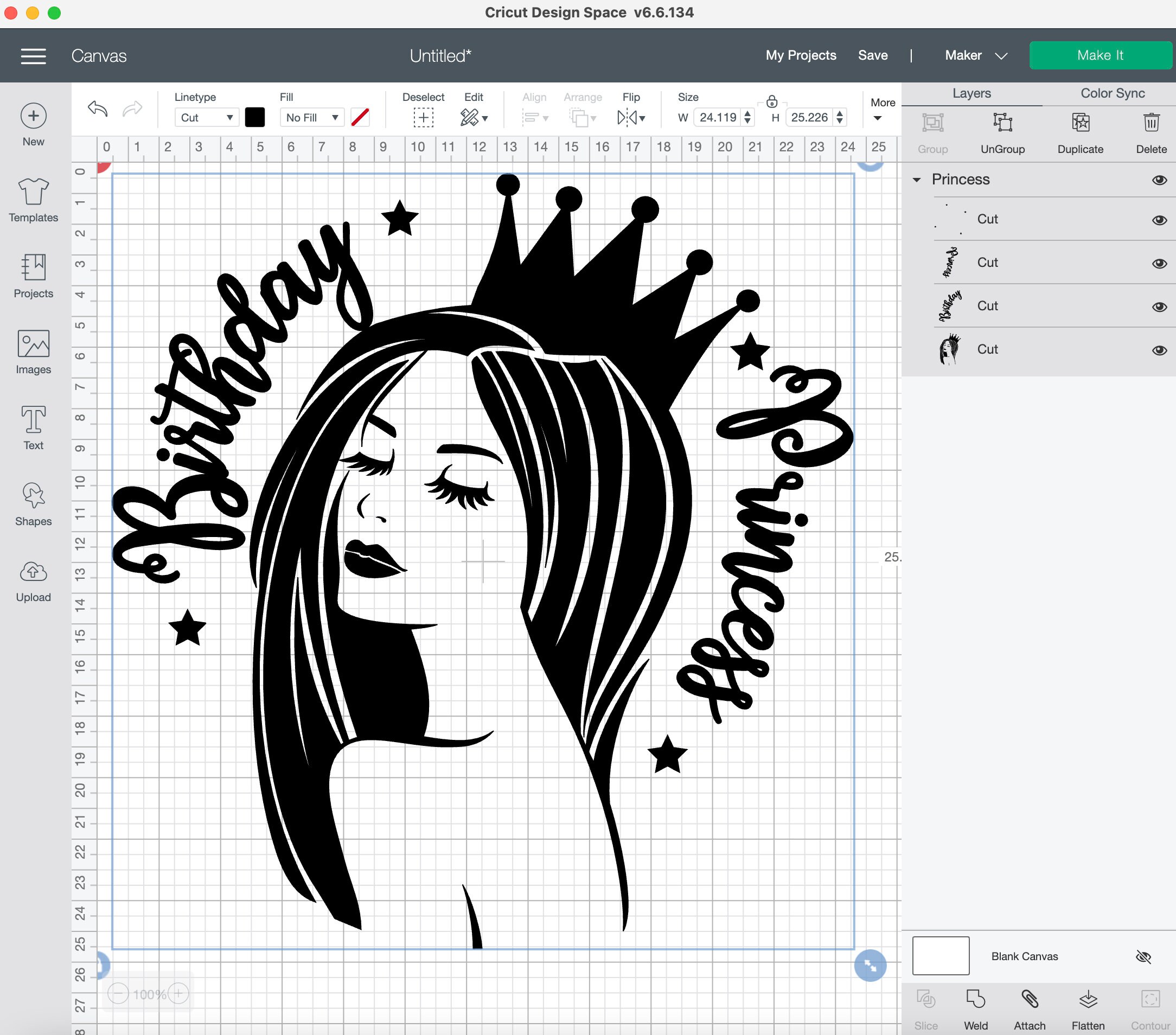 Birthday Princess SVG, Birthday Diva Shirt Svg, Birthday Diva Svg for ...