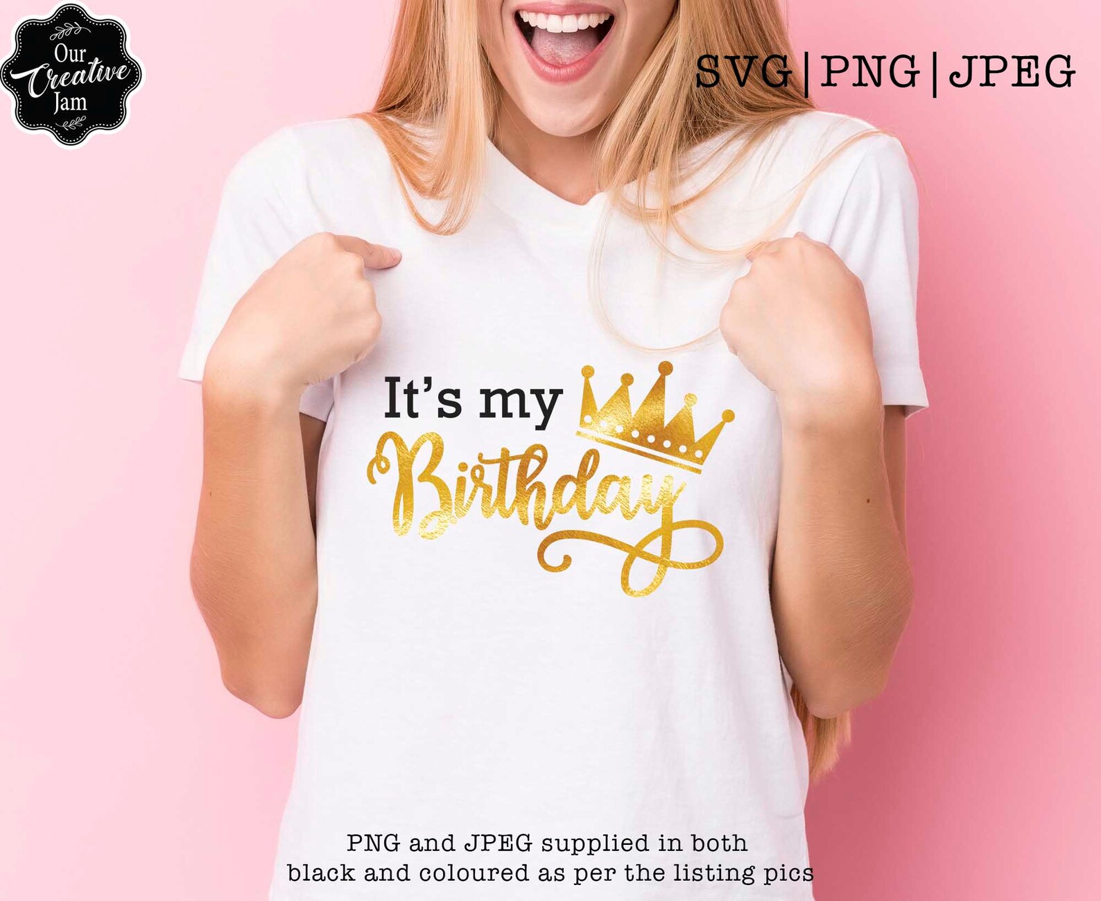 It's My Birthday Svg, Its My Birthday Crown Svg, Its My Birthday Girl ...