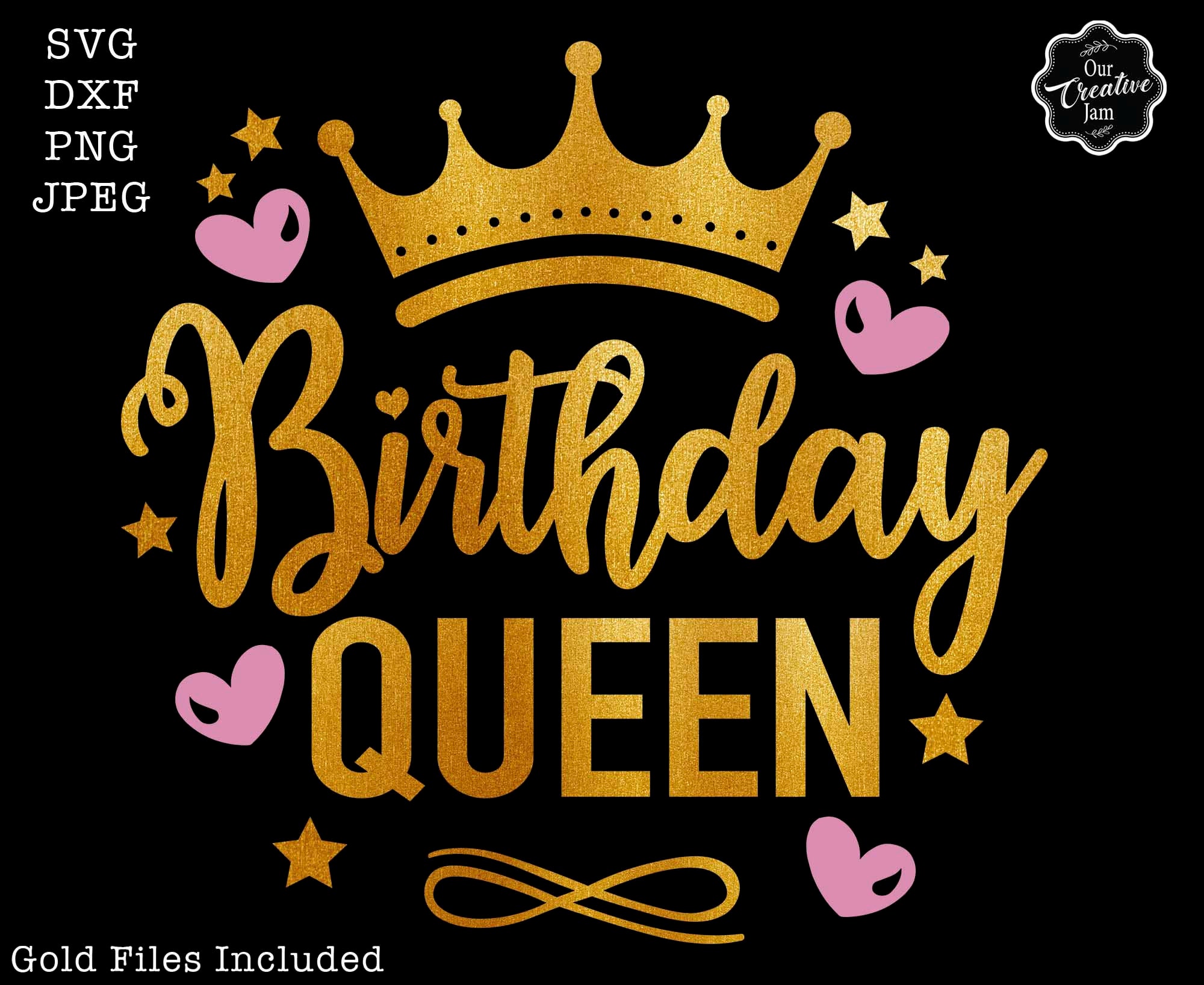 Cumpleaños Reina svg reina de cumpleaños con corona svg - Etsy México