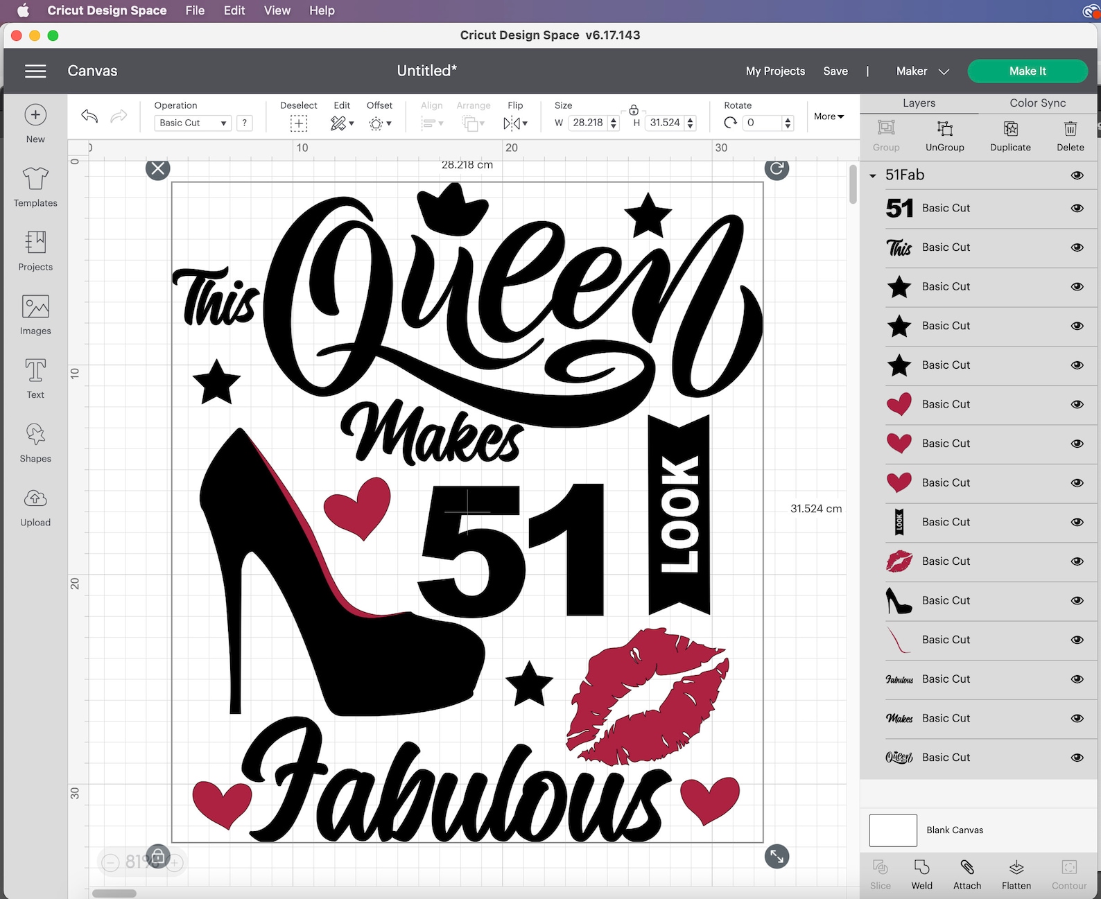 51 and Fabulous Svg 51 and Fab Svg 51st Birthday Svg for - Etsy