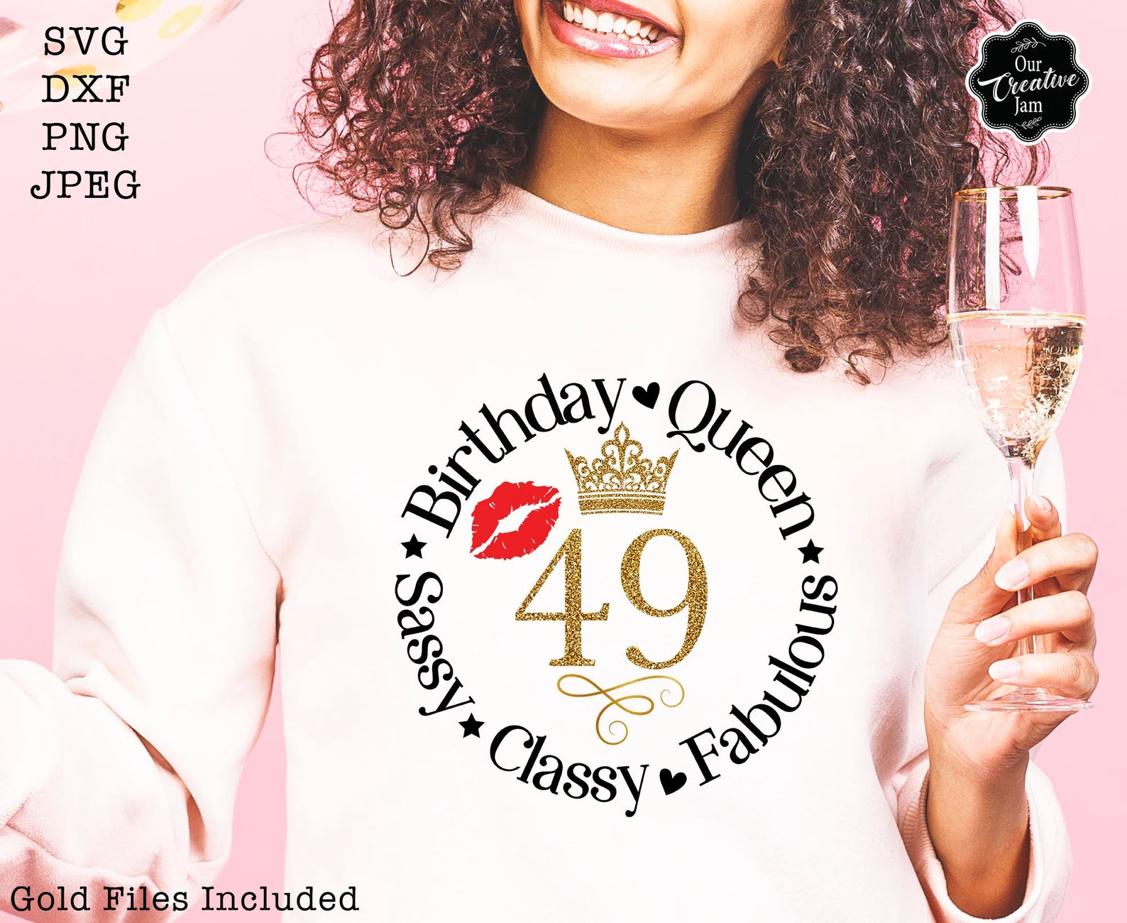 49 Sassy Classy Fabulous Svg, 49th Birthday Svg, 49th Birthday Png ...