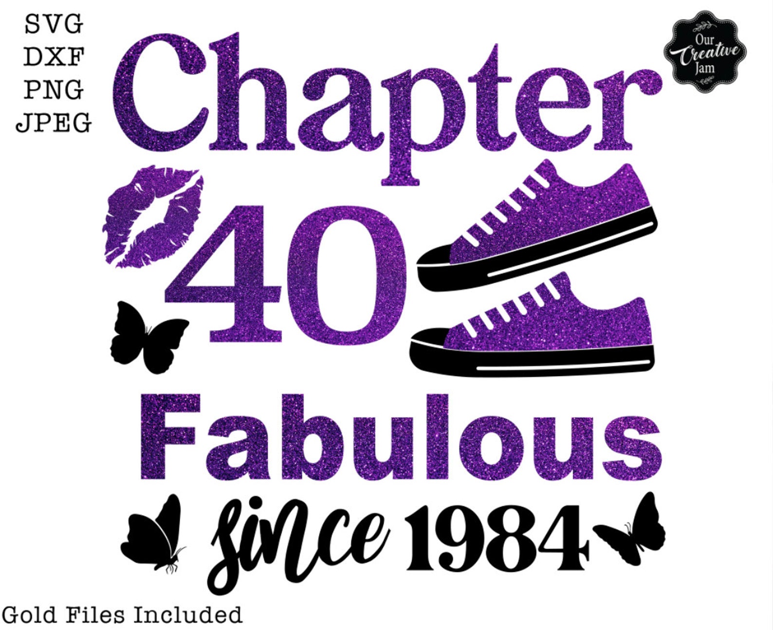 Chapter 40 Fabulous Since 1984 Svg, Fabulous at 40 Svg, 40th Birthday ...