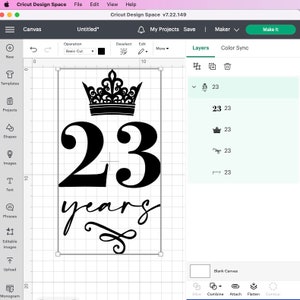 23years Svg, 23rd Birthday Svg, 23 Svg, 23 and Fabulous Svg,sassy ...