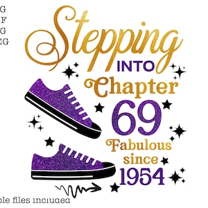 Chapter 69 Fabulous Since 1954 Svg, 69 and Fabulous Svg, 69 Svg, 69 ...