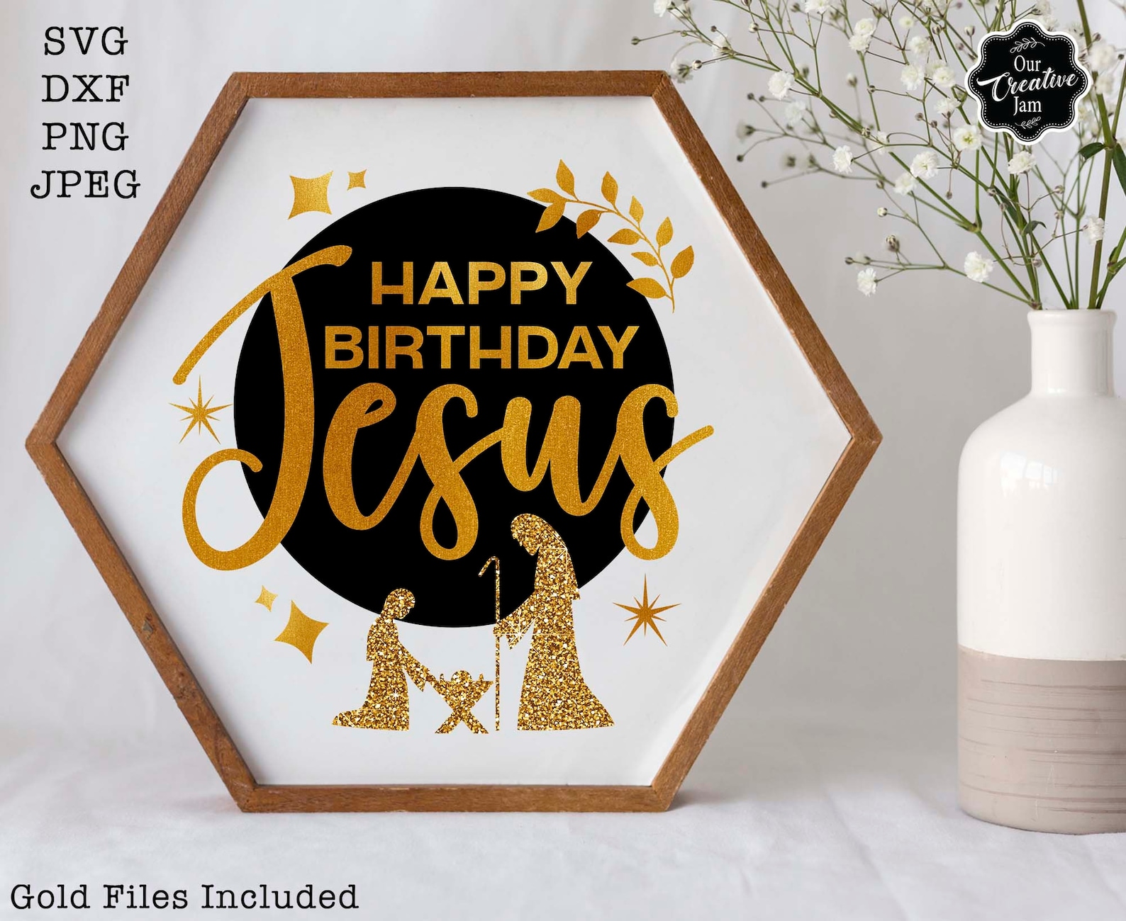 Happy Birthday Jesus Svg, Christmas Svg, Religious SVG, Jesus Birthday ...