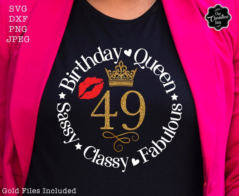 49 Sassy Classy Fabulous Svg 49th Birthday Svg 49th Birthday - Etsy