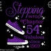Stepping Into My 54 Chapter Fabulous Since 1969 Svg, 54th Birthday Svg ...