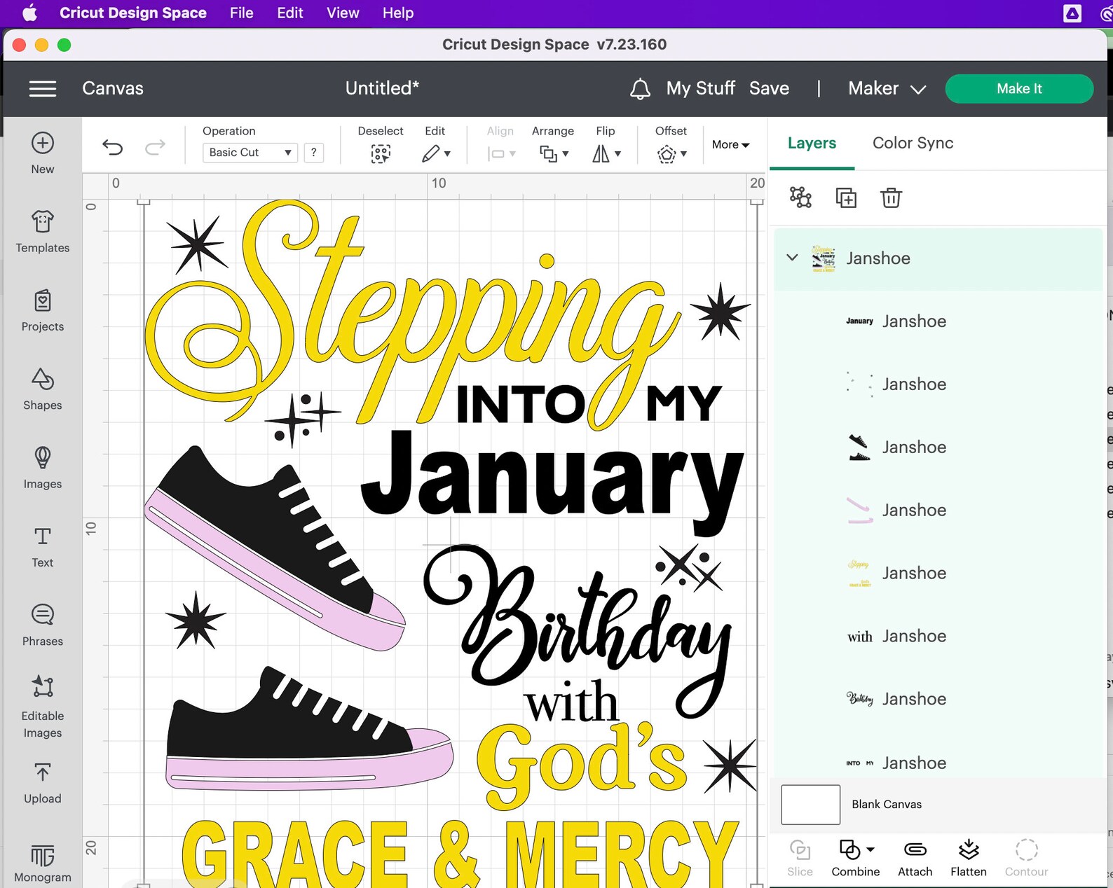 Stepping Into My January Birthday Svg January Birthday SVG - Etsy